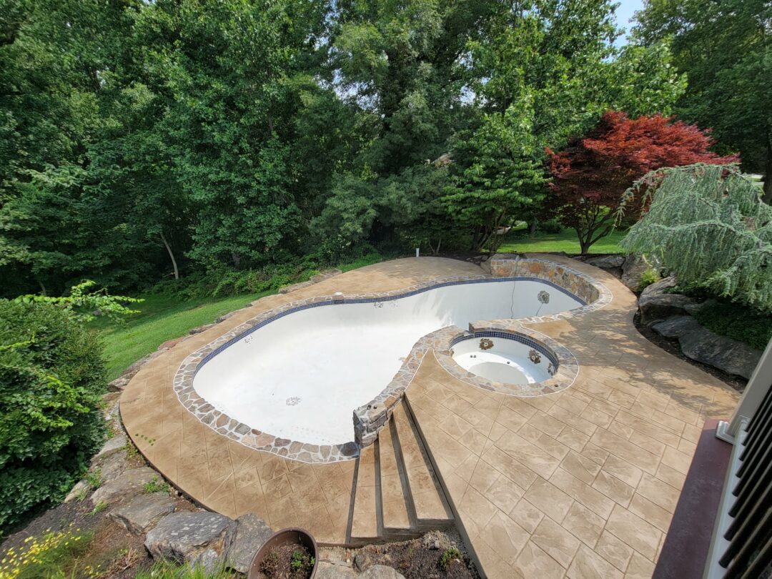 Concrete Deck Patios Gallery - FROG’S POOL RENOVATIONS, PLASTER, TILE ...