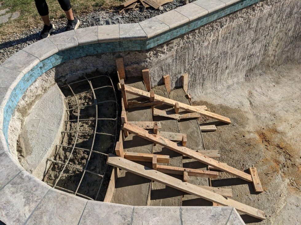 Structural Repair - FROG’S POOL RENOVATIONS, PLASTER, TILE, COPING ...